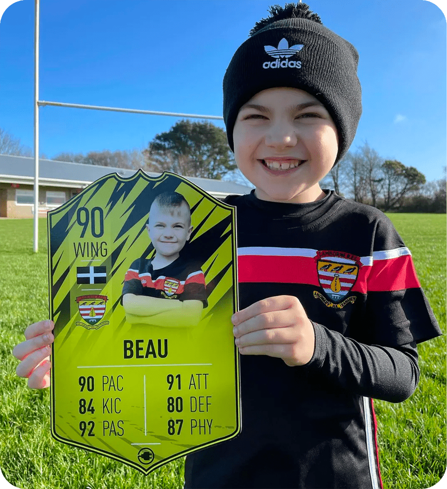 Personalised Football Cards | Custom Football Gift | CardsPlug