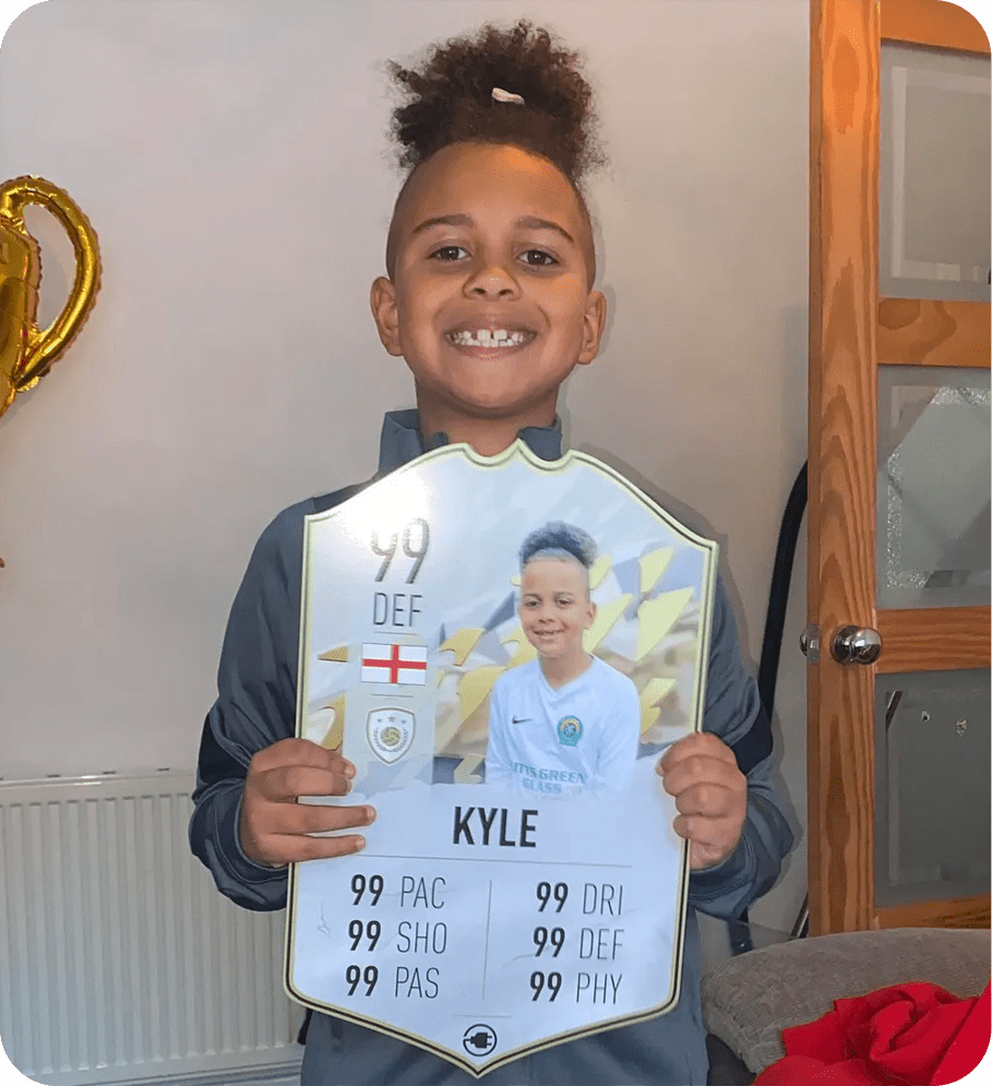 Personalised Football Cards | Custom Football Gift | CardsPlug