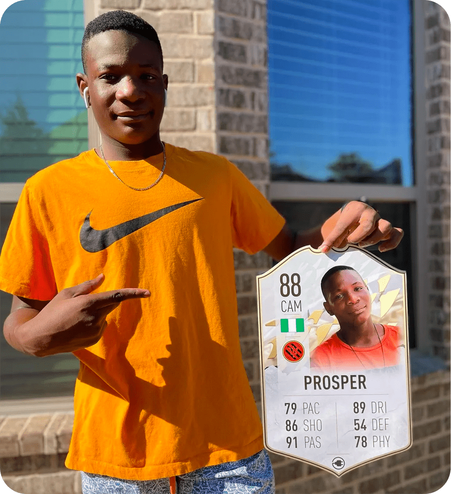 Personalised Football Cards | Custom Football Gift | CardsPlug