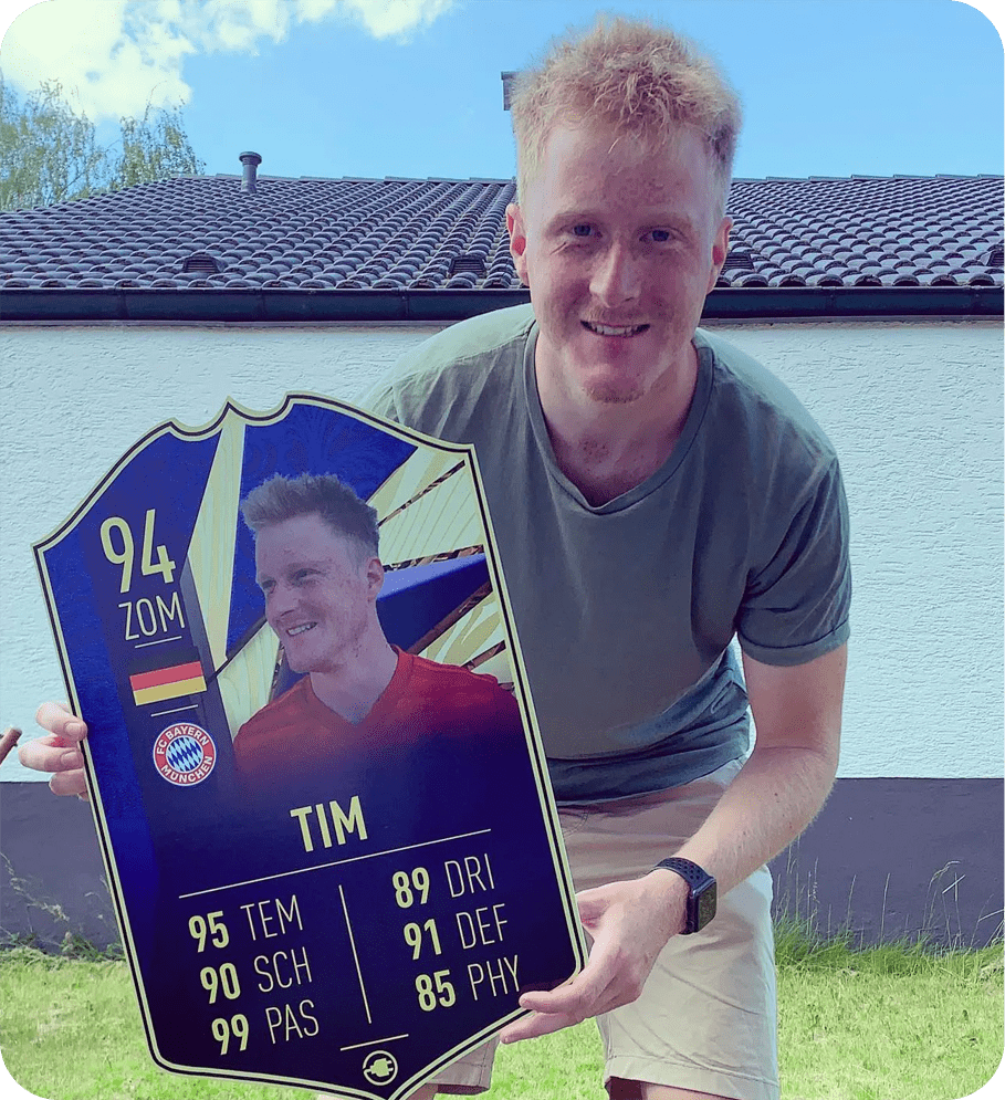 Personalised Football Cards | Custom Football Gift | CardsPlug